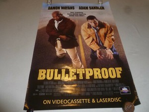BULLETPROOF MOVIE POSTER ONE SIDED 1996 VINTAGE ADAM SANDLER DAMON ...