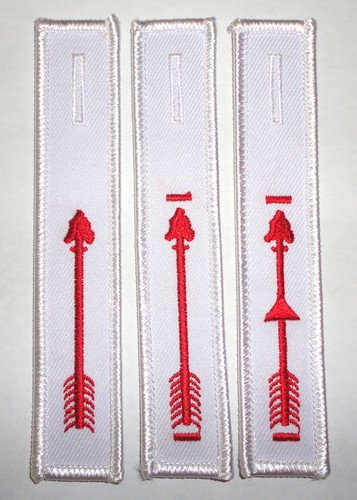 Order of the Arrow White/Red Ordeal Brotherhood & Vigil Honor 4.5" OA ...
