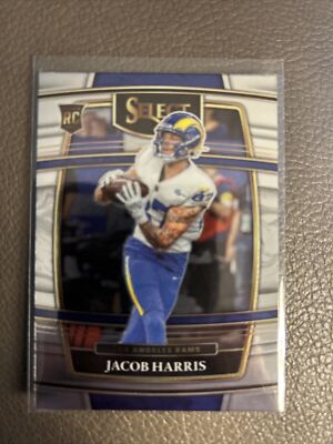 2021 Panini Select Football #80 JACOB HARRIS ROOKIE RC Concourse LA ...