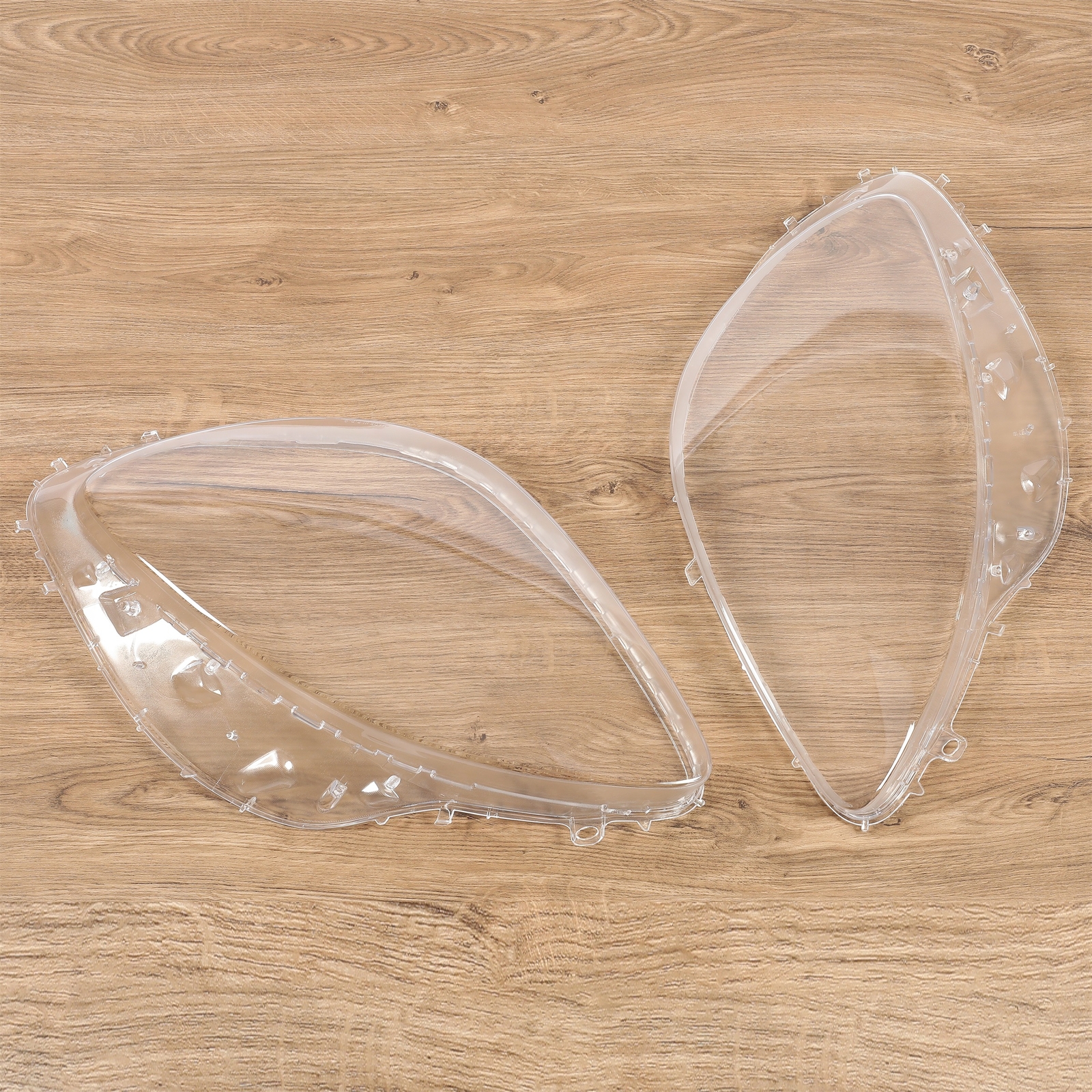 Pair Headlight Headlamp Lens Cover Anti-UV with Gaskets For Corvette C6 ...