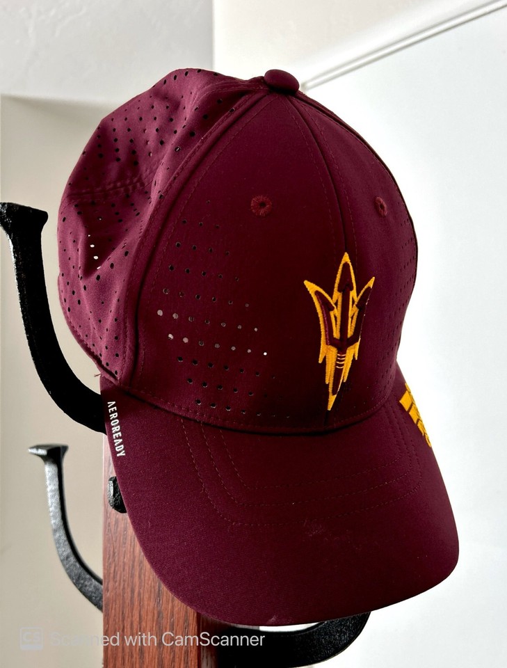 Arizona State ASU Sun Devils Aeroready Adidas Hook & Loop Closure ...