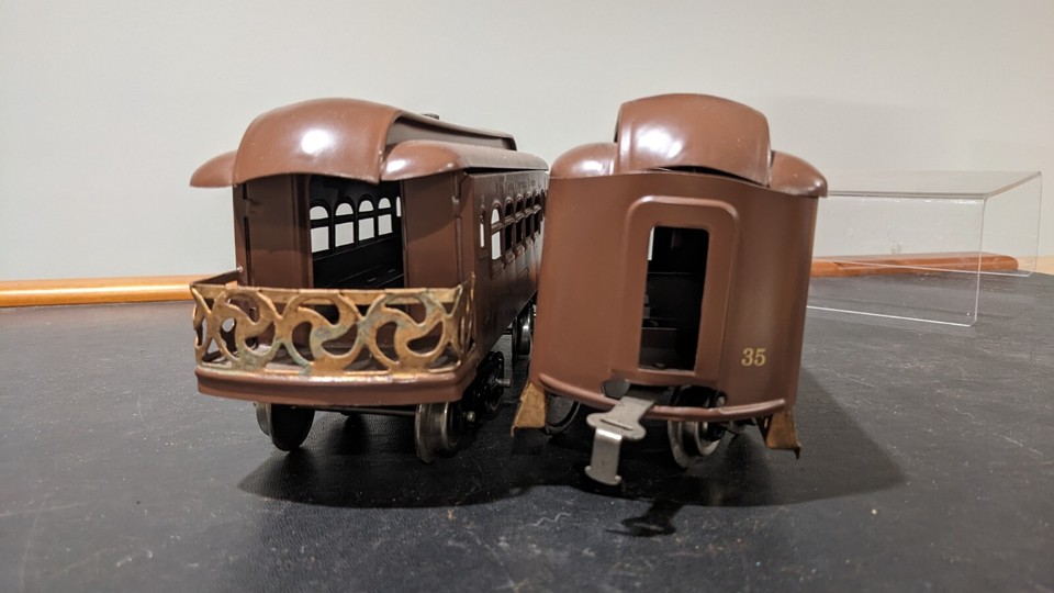 Lionel Prewar Standard Gauge 35 Pullman & 36 Observation Passenger Cars ...