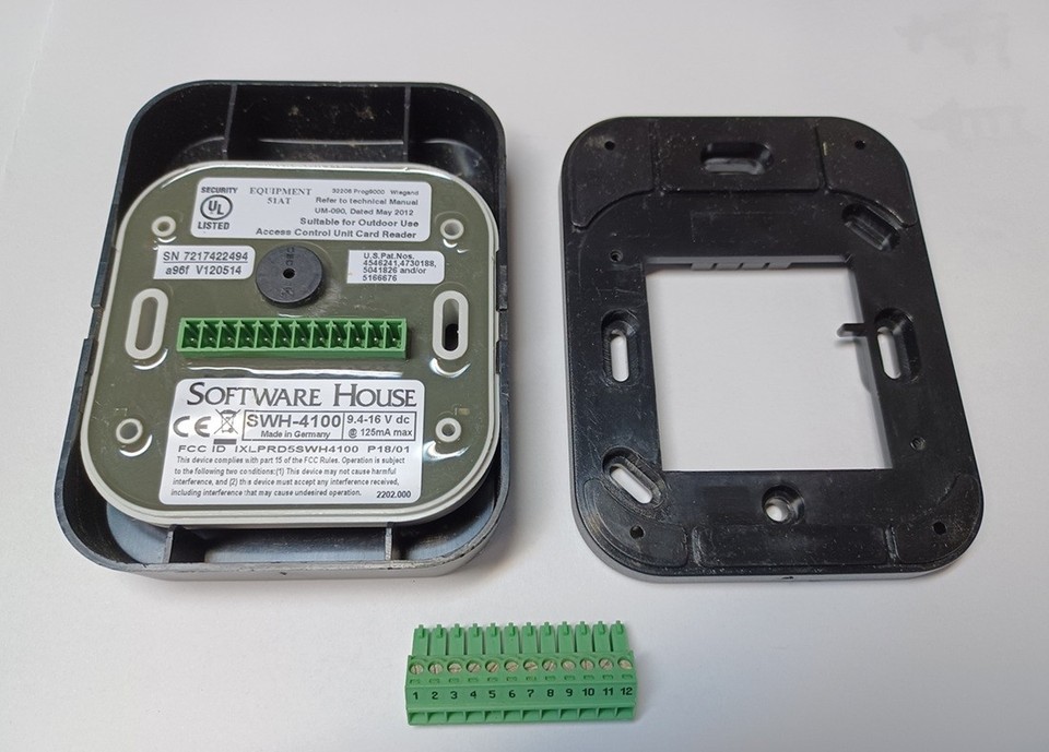 Software House SWH-4100 Access Control Proximity Card Reader, Used ...