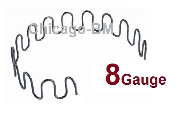 8ga Upholstery (No Sag Spring) Zig Zag furniture Springs 15-20-25-35-40 ...