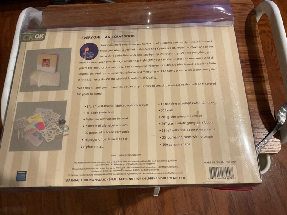 Creating Keepsakes Baby Scrapbooking Kit NEW 30 Pages Step by Step ...