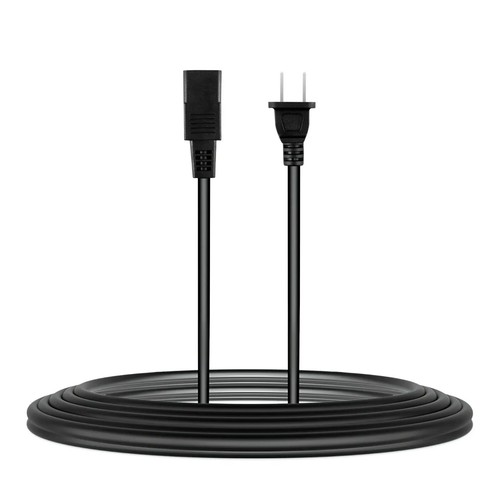 8ft 2-Prong Square AC Power Cord Cable Lead for Vintage Korg Keyboards ...