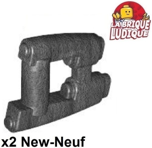 LEGO 2x Minifig Weapon Gun Space Blaster Pearl Dark Gray 17010 New | eBay