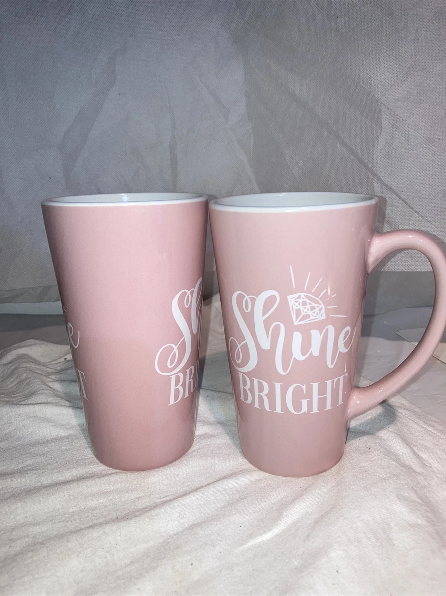 Tall Pink Mugs