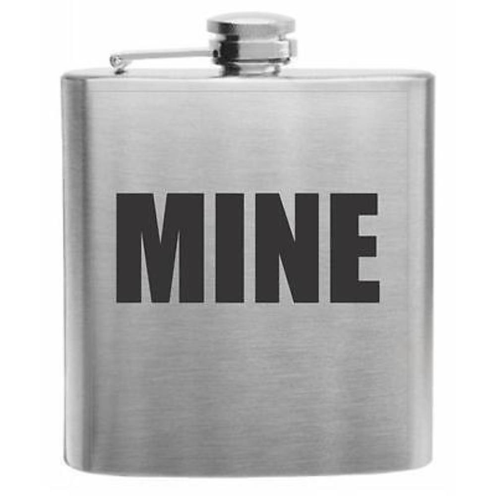 MINE Stainless Steel Hip Flask 6oz | eBay