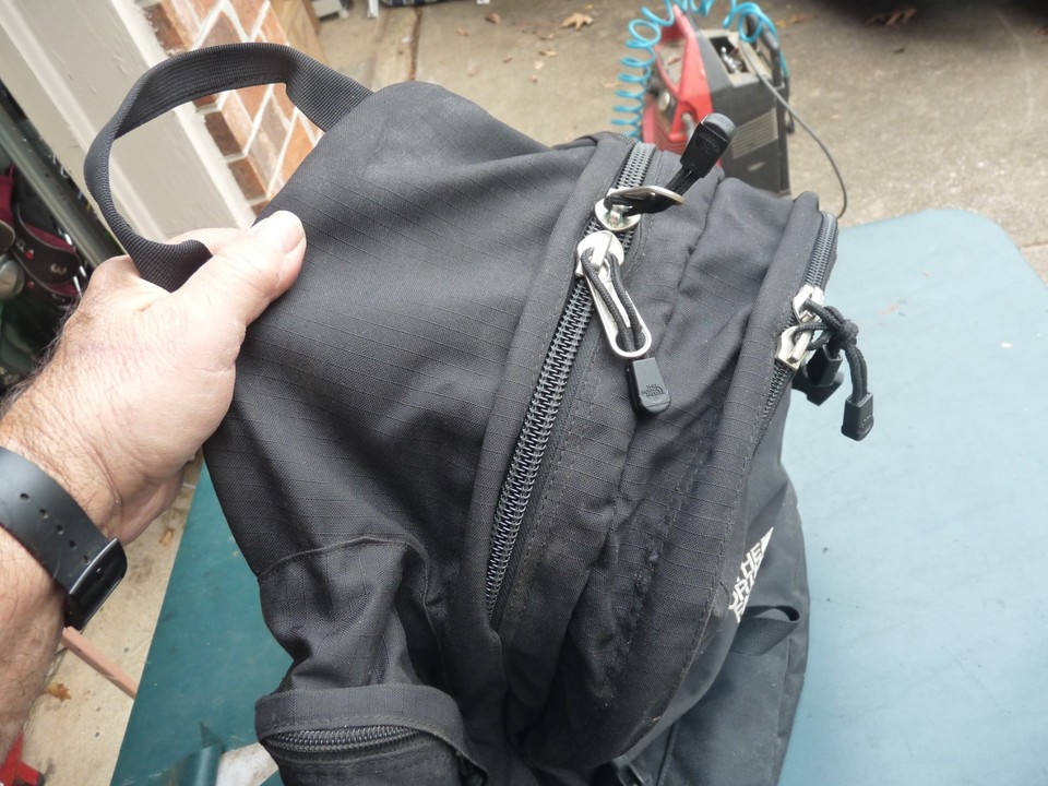 The North Face "Wasatch" Baclpack/ Book Bag Black | eBay