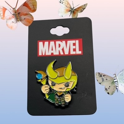 Marvel Chibi Loki Enamel Pin by Bio World | eBay