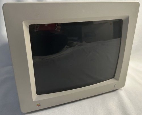 Vintage 1988 Apple Color RGB Computer Monitor A2M6014 w/ Cords ...