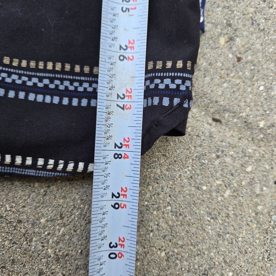 The North Face Mens Shirt Sz L Black Geometric Nordic Aztec Long Sleeve ...