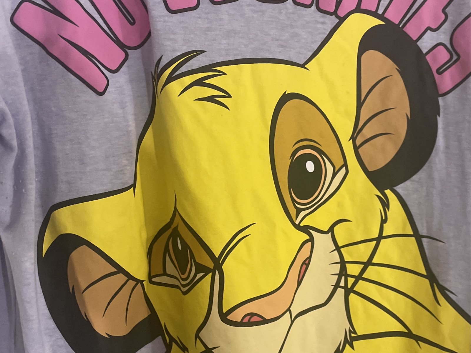 No Worries The Lion King Simba Disney Womens Purple G… - Gem