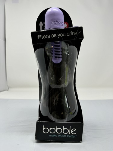 NEW BOBBLE Water Bottle W/ Built In Filter Purple 18.5 OZ | eBay
