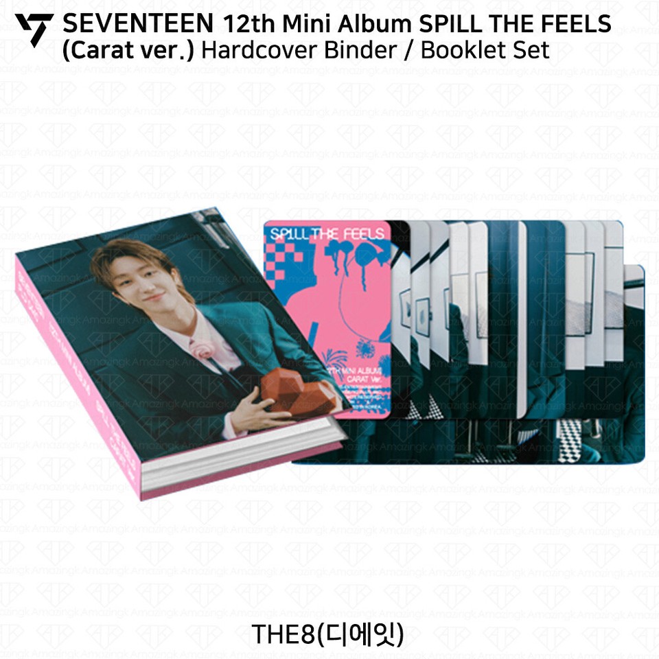 SEVENTEEN 12th Mini Album SPILL THE FEELS Carat Ver Binder Booklet ...