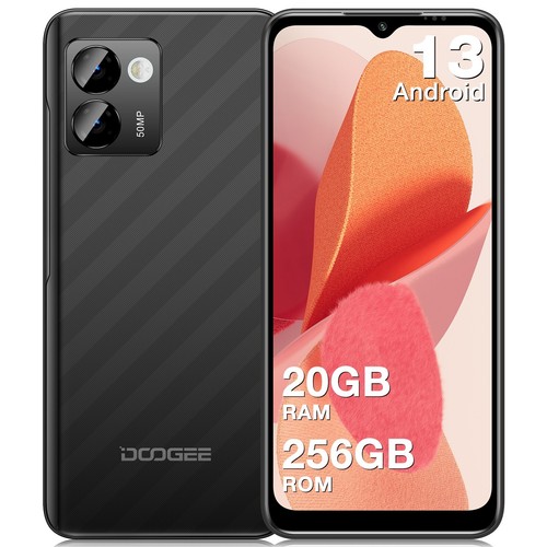 DOOGEE N50 Pro 20GB+256GB Smartphone 6.52Inch Android 13 50MP Camera ...