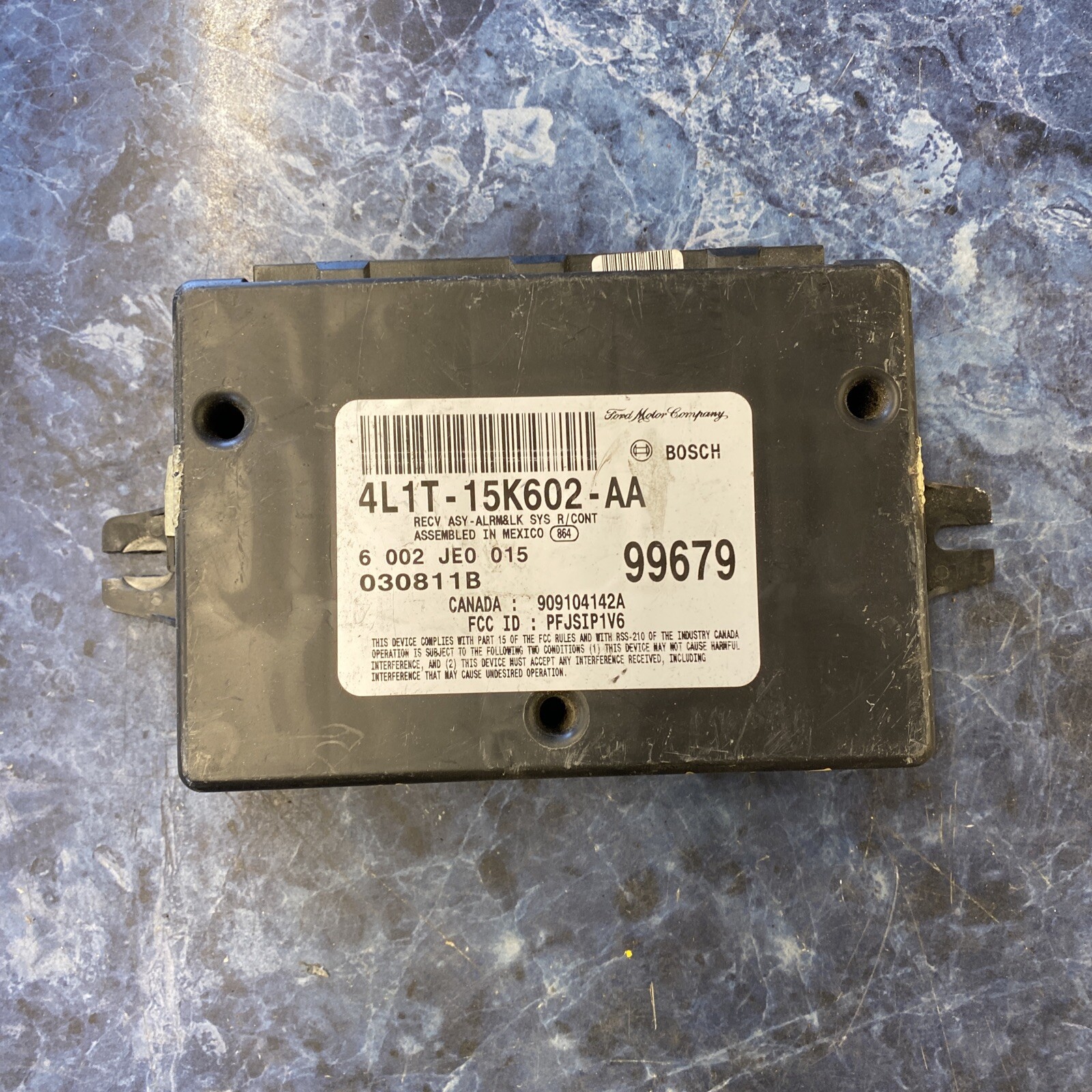03 04 Ford Expedition Theft Locking Control Module 4l1t-15k602-aa OEM ...