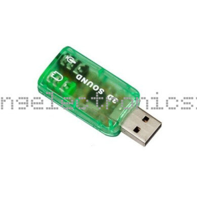 CM108 Chipset USB 2.0 to 3D AUDIO SOUND CARD ADAPTER VIRTUAL 5.1 CH ...