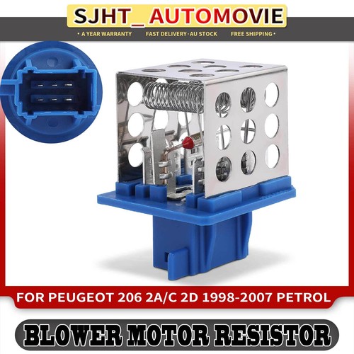 Heater Blower Motor Fan Resistor for Peugeot 206 2D 2A/C 1998-2007 1.4 ...