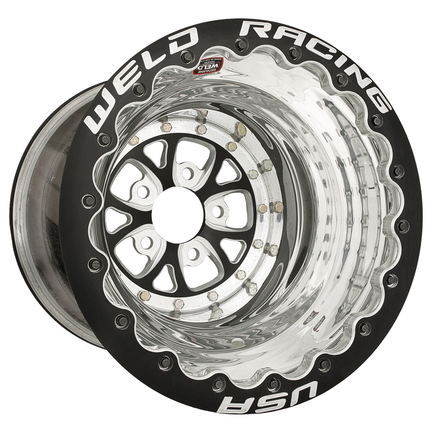 Weld Racing 84B-616278Ub Pro Drag V-Series 16X16 Bolt Pattern 5X4.75 In ...