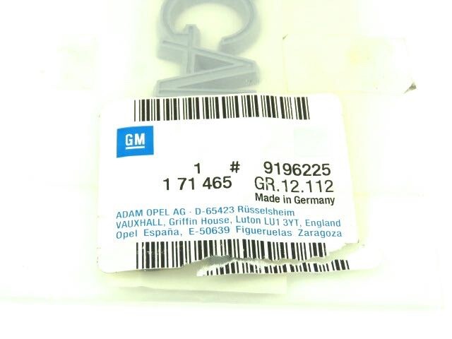 Genuine New VAUXHALL ELEGANCE BADGE Opel Emblem For Corsa C 2000-06 ...