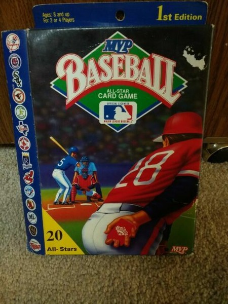 MVP Baseball All-star Card Game 1st Edition 20 MLB All Stars 1990 for ...