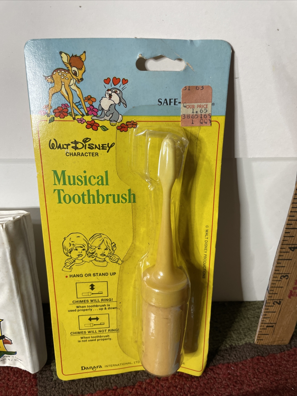 Lot Vintage Disney Donald Duck Rattle Mirror Toothbrush Baby Book Straw ...