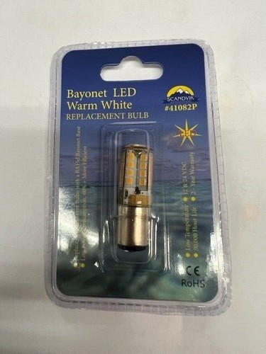 Scandvik Bayonet Base Staggered Pins Dual Contact Tower 18 LED Bulb ...
