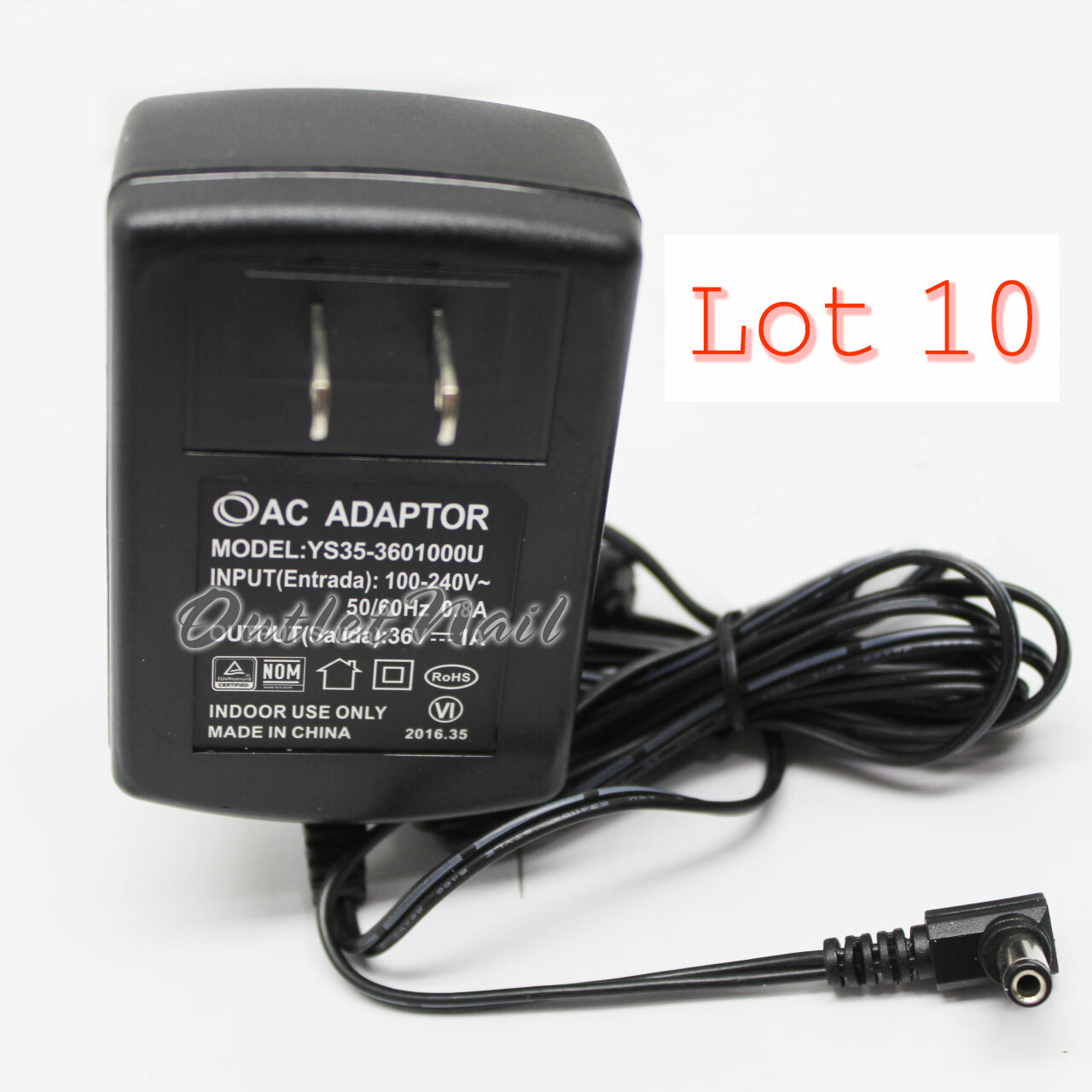 LOT 10 Adapter Replacement CND LED Light 36V1A Lamp Dryer 100-240V YS35 ...