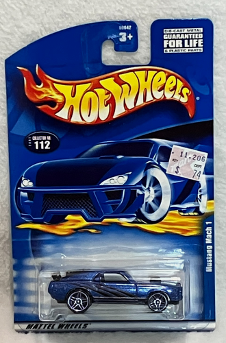 2001 Hot Wheels "Custom Color" Dark Blue MUSTANG MACH 1 w/ Blue Rims ...