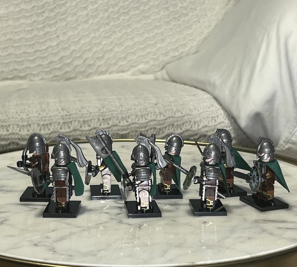 Lego Lord Of The Rings Riders of Rohan Army Custom Printed Minifigures ...