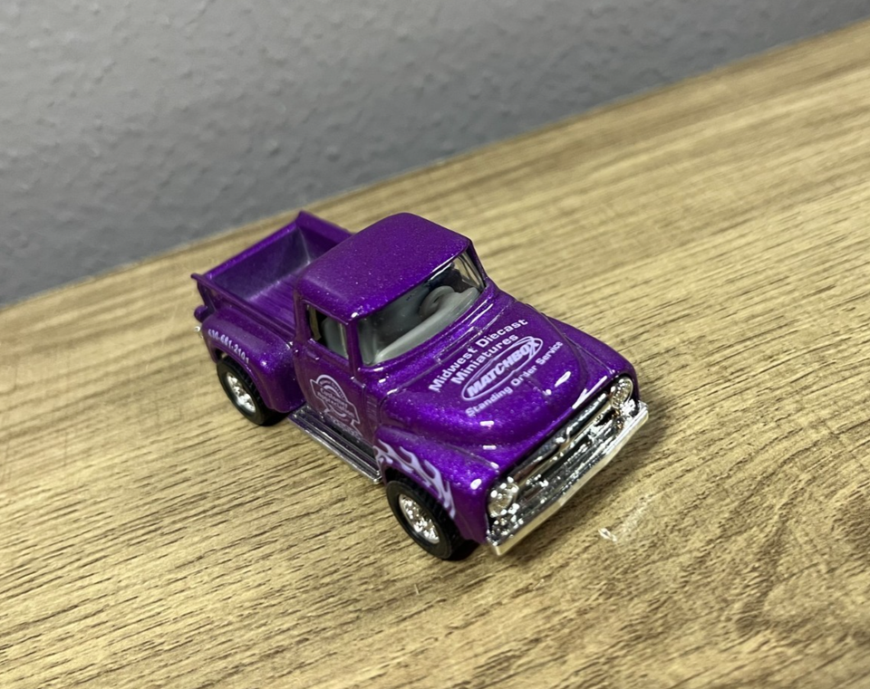 '56 Ford Pick-up - Matchbox - Purple Customer Appreciation - 1:64 Scale ...