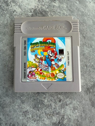 Super Mario Land 2: 6 Golden Coins Nintendo Gameboy 1992 Authentic ...