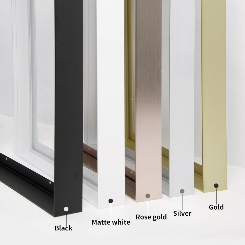 Metal Floating Frame for 20"x24" Canvas Oil Paintings, DIY Canvas Frame ...