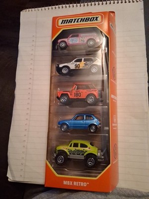 matchbox cars 5 pack Mbx Retro With Treaded Tires | eBay