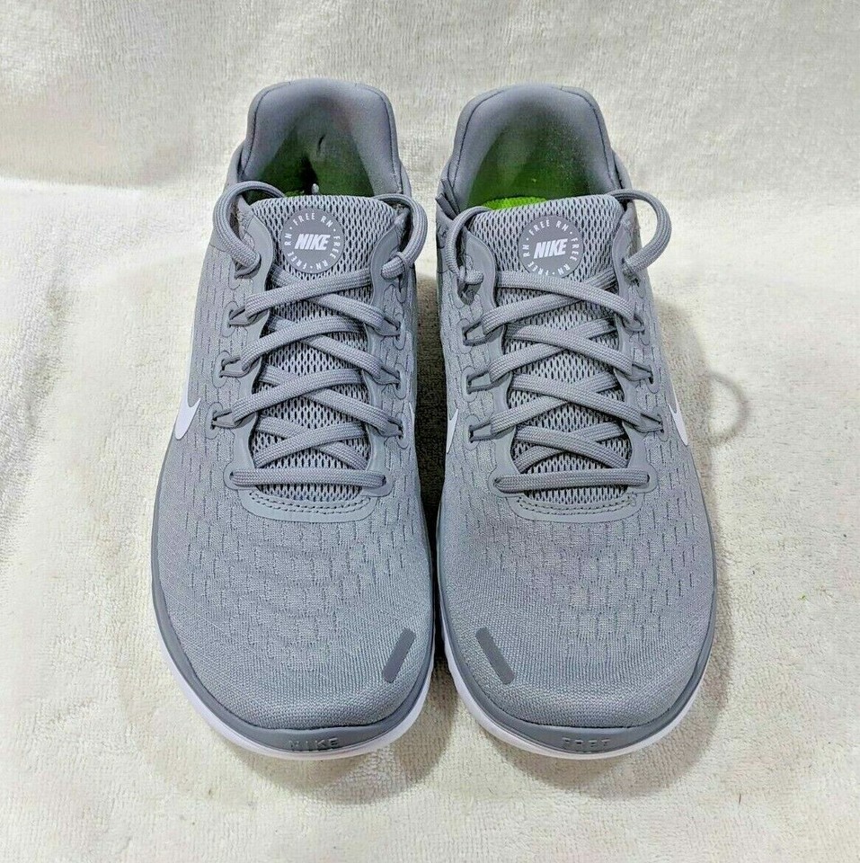 Nike Men's Free RN 2018 Wolf Grey/Wht Running Shoes - Asst Sizes NWOB ...
