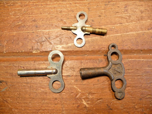 Lot of 3 Vintage Clock Keys one marked Z | eBay