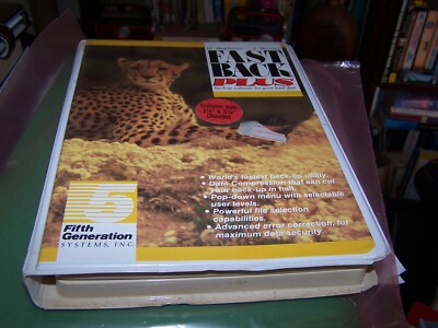 Fifth Generation Systems FastBack Plus for PC on 3.5 & 5.25 disk | eBay