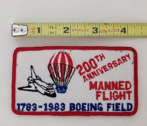 Vintage 1983 Boeing Field Seattle WA 200th Anniversary Manned Flight ...