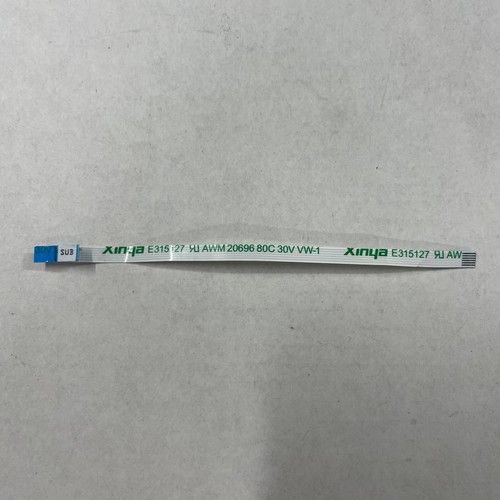 Genuine AWM E315127 20696 6 Pin Flat Ribbon Cable 95mm x 4mm 80C 30V ...