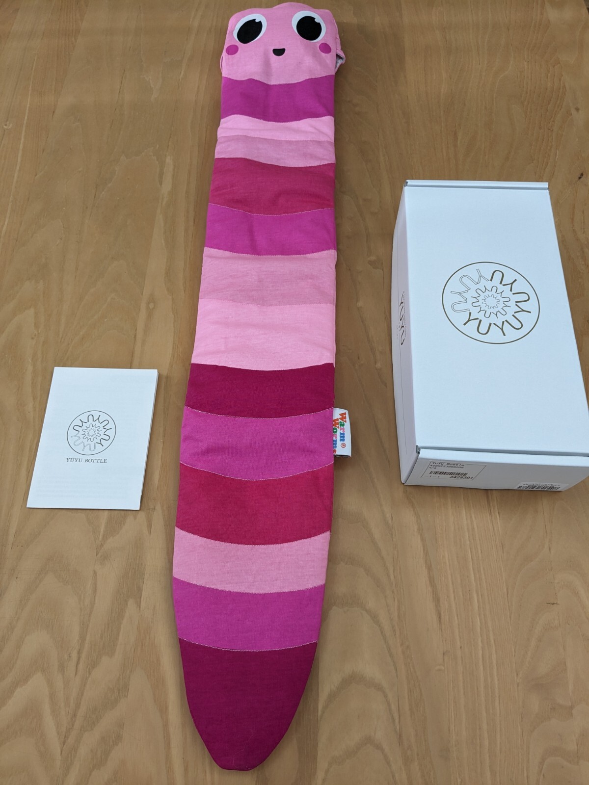 YUYU A Luxury Hot Water Bottle Warm Worms Collection Pink | eBay