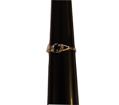 10K YELLOW GOLD ROMANZA RING with Blue Stone | eBay