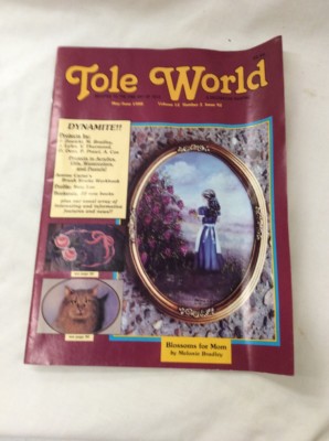 vintage Tole World Magazine Patterns fine art decorative Painting May ...