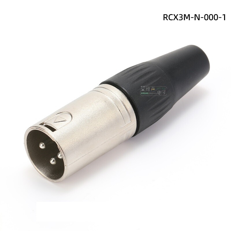 3 PIN XLR Connector Canon Male/Female Connector Microphone Audio Plug ...