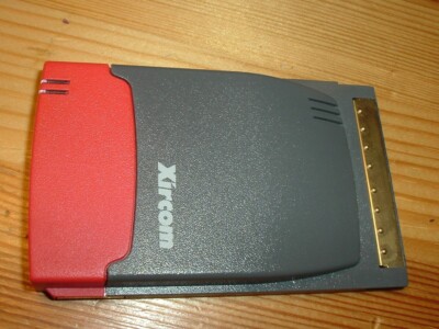Xircom RealPort CardBus Ethernet 10/100 PCMCIA card network adapter mod ...