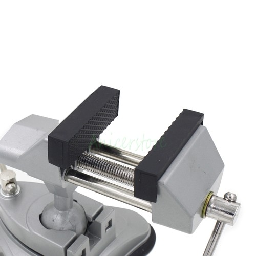 Alloy Aluminium Universal 360 Adjustable Table Vise Suction Clamp Bench ...