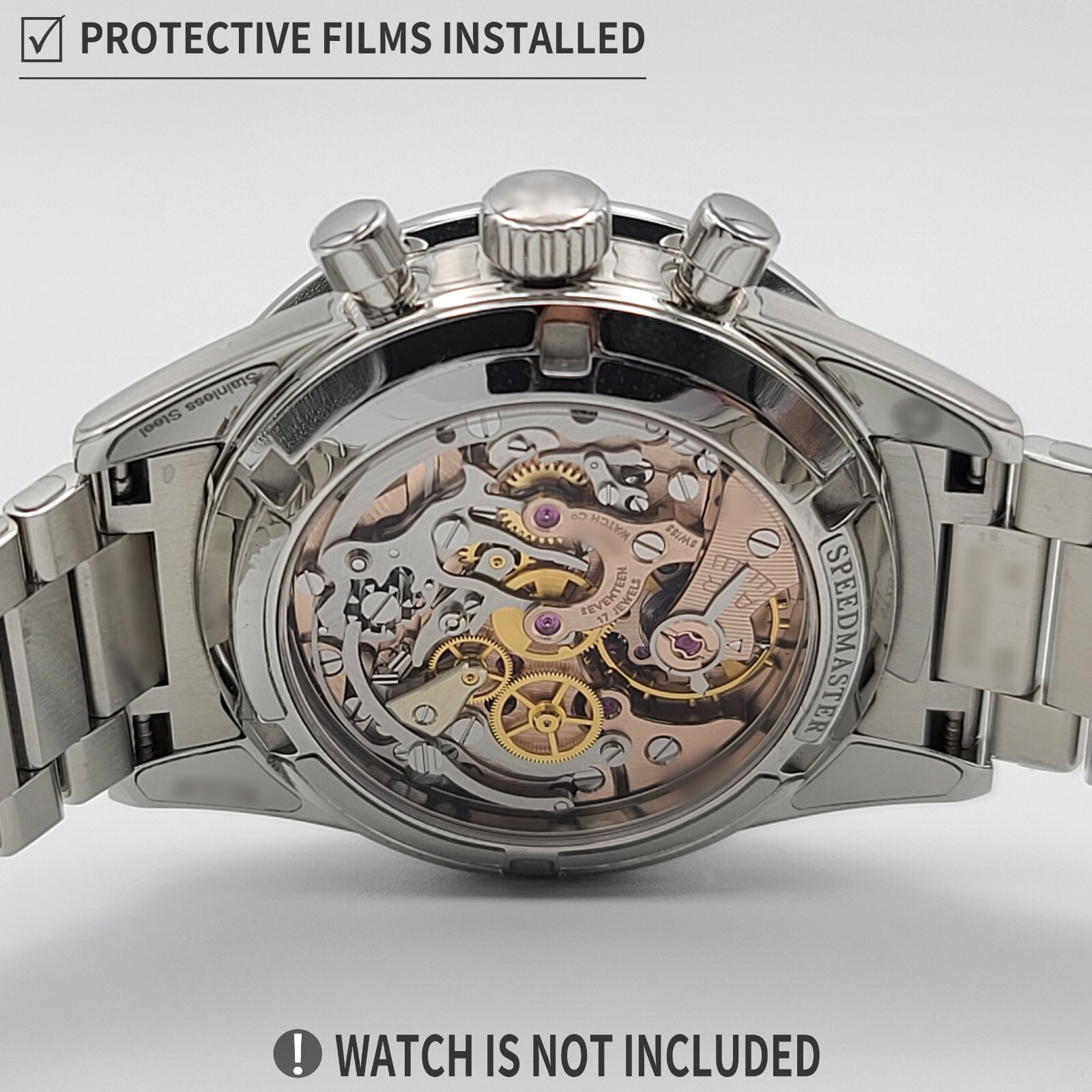 (INNOVSHELL) Anti-Scratch Film for Omega Speedmaster 311.30.40.30.01 ...