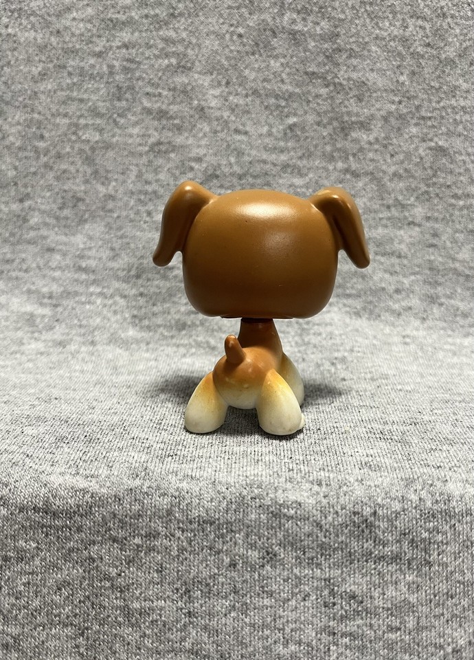 LITTLEST PET SHOP # 25 BROWN & WHITE 1ST BOXER PUPPY DOG RED MAGNET ...