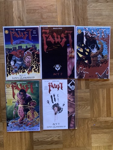 Faust Comics Quinn Vigil Northstar Publishing #1-5 | eBay
